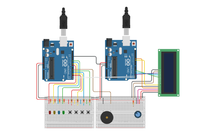 Circuit Design Simon Game Project Tinkercad