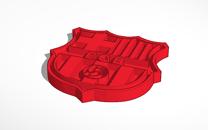 3D design barça - Tinkercad