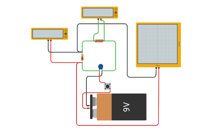 Circuit design RLC - Tinkercad