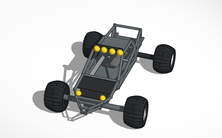 3D design sand buggy - Tinkercad