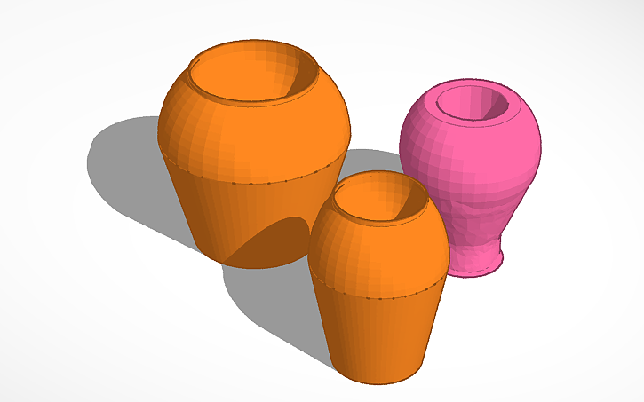 3D design Urns & Vase | Tinkercad