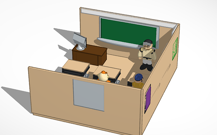 3D design sml class room - Tinkercad