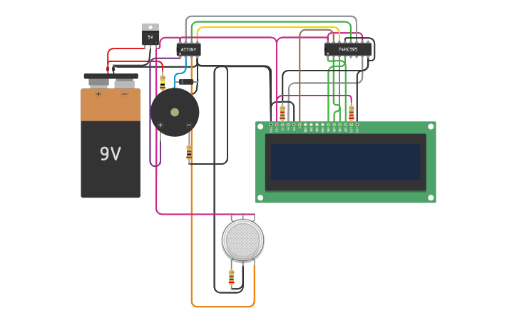 Circuit design Smoke ATTiny85 v4 - Tinkercad