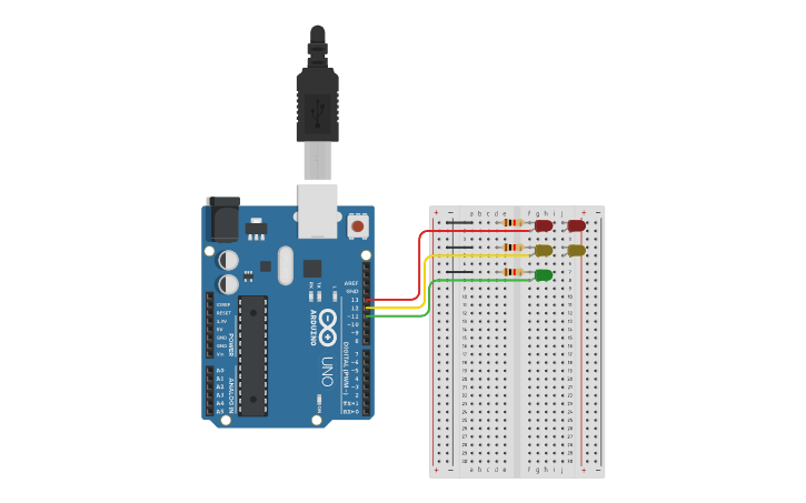 Circuit design POTENTIOMETER-CONTROLLED LED - Tinkercad