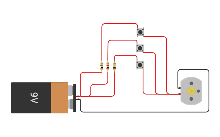 Circuit design resistor difference | Tinkercad