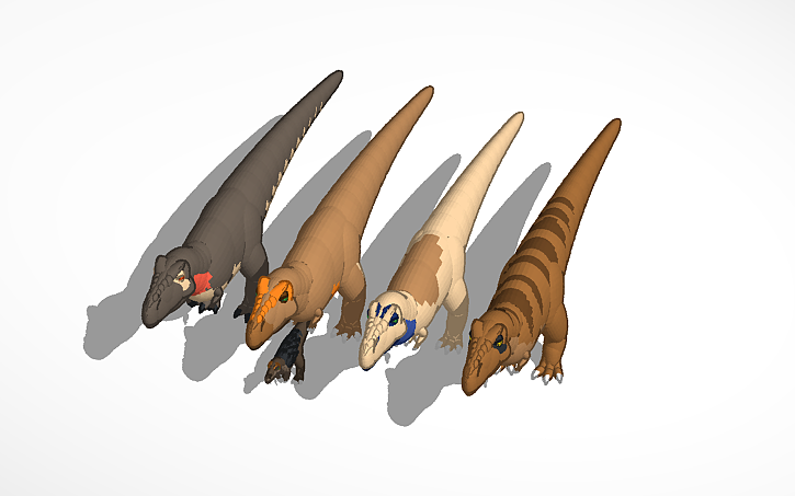 3D design Tyrannosaurus - Tinkercad