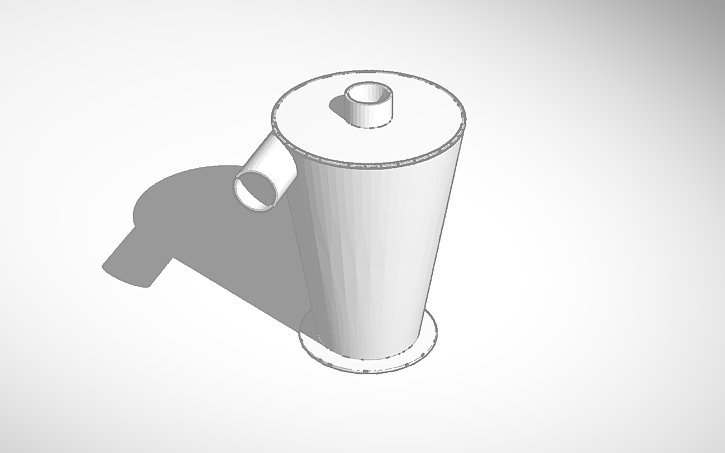 3D design Dust Cyclon Collector | Tinkercad