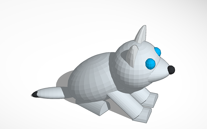 3D design Wolf | Tinkercad