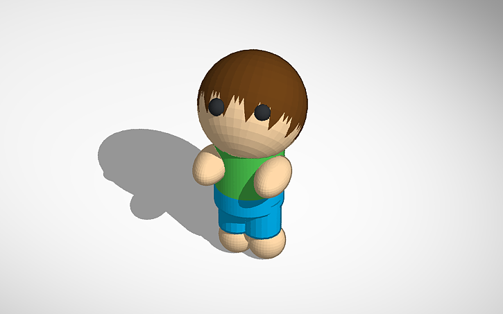 3D design Little boy - Tinkercad