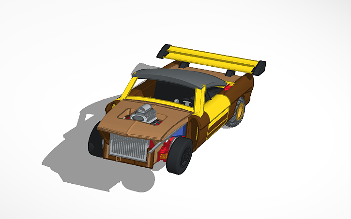 3D design Rat Rodder - Tinkercad