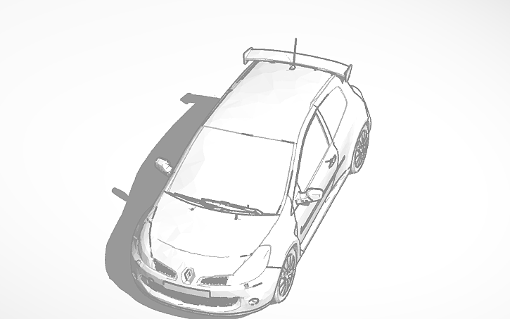 3D design #77-Renault Clio 3 RS - Tinkercad