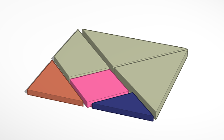 3D design tangram v3D khamster | Tinkercad