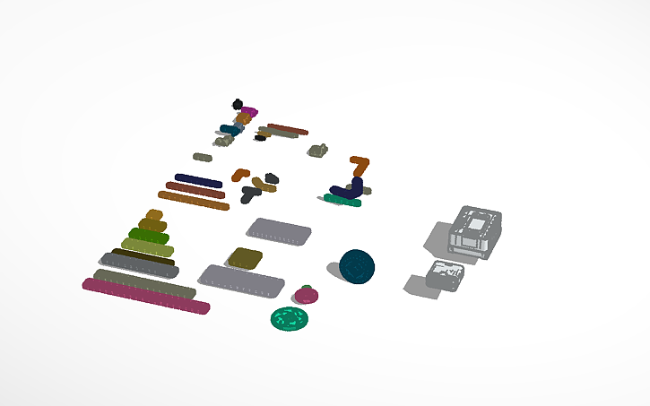 3D design KIT COMPLETO PIEZAS VEX IQ - Tinkercad