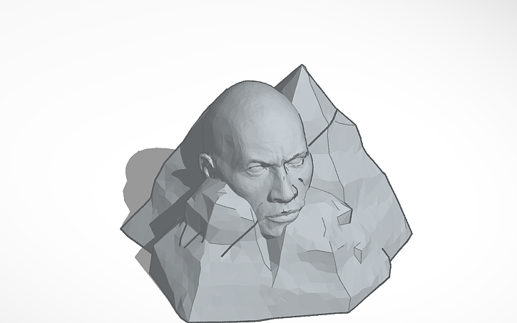 3D design The Rock rock - Tinkercad