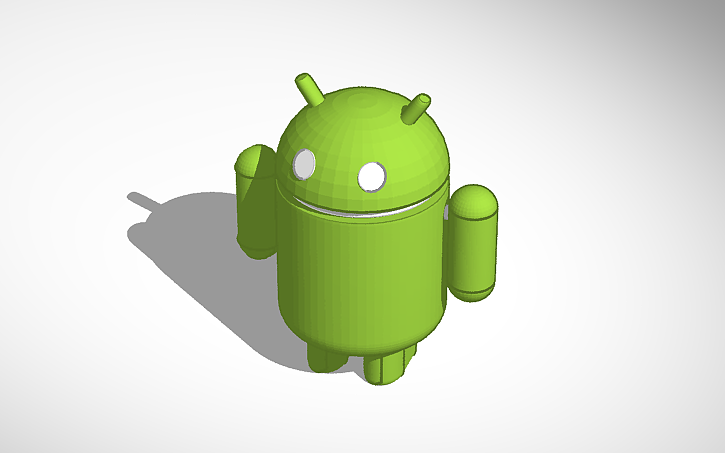 3D design Android Robot - Tinkercad