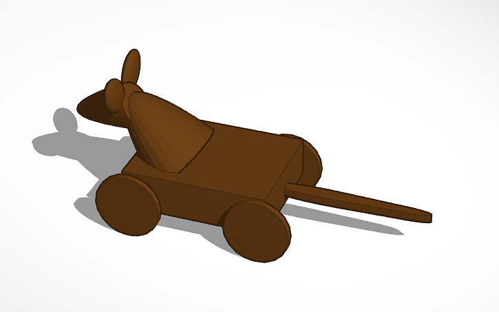 3D design Trojan Mouse - Tinkercad