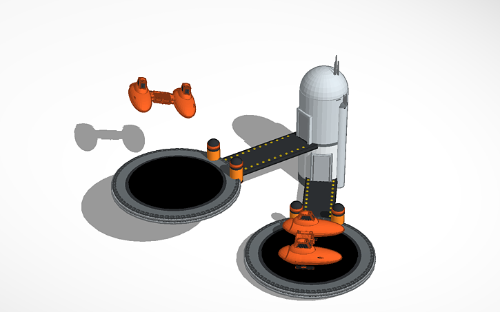 3D design Bespin City Star Wars - Tinkercad