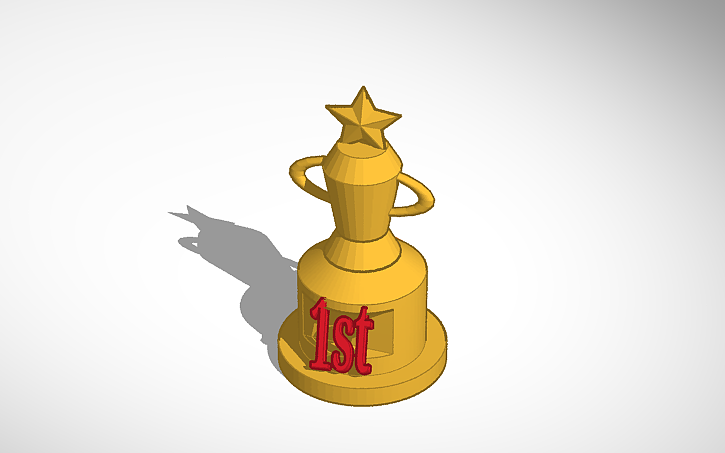 3D design Sam Trophy - Tinkercad