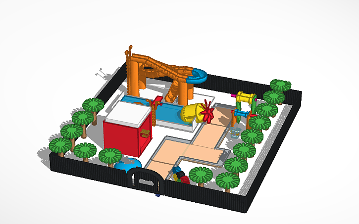3D design Waterpark - Tinkercad
