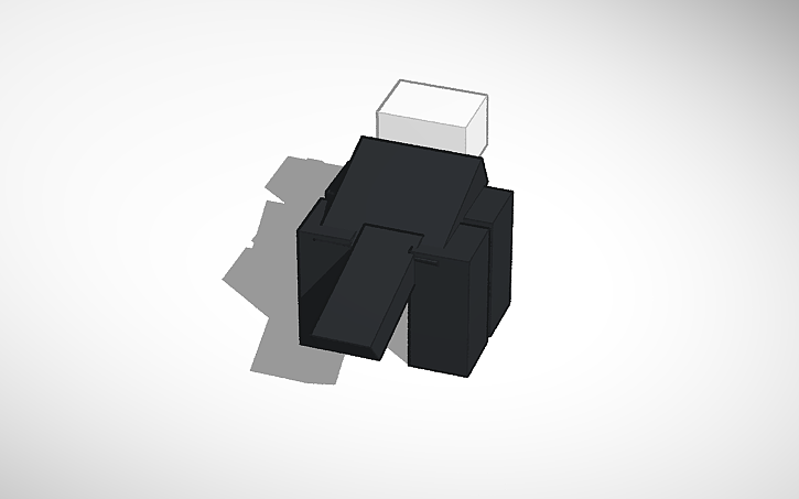 3D design Minecraft Capuchin Monkey - Tinkercad