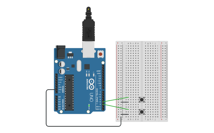Circuit Design Counting To 10 With The Arduino Library Tinkercad 4654
