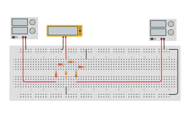 Circuit design circuito VAB | Tinkercad