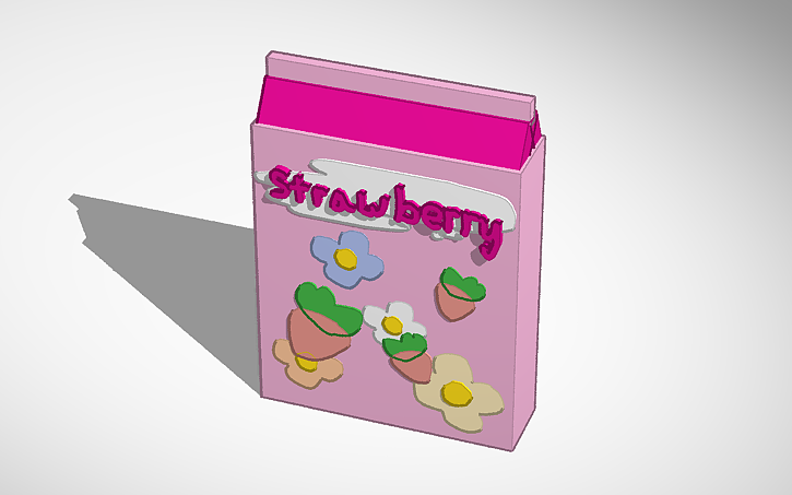 3D design ˗ˏˋ ꒰ ! Strawberry !꒱ ˎˊ - Tinkercad