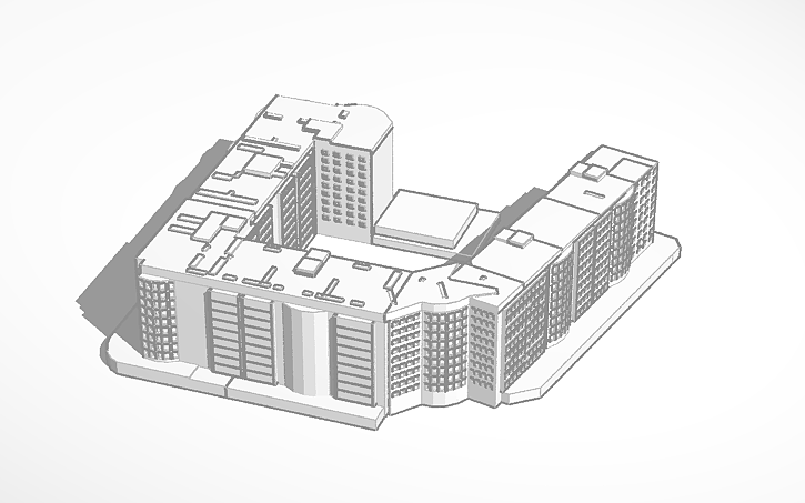 3D design Building final | Tinkercad