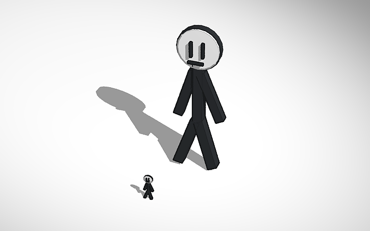 3D design Stickman - Tinkercad