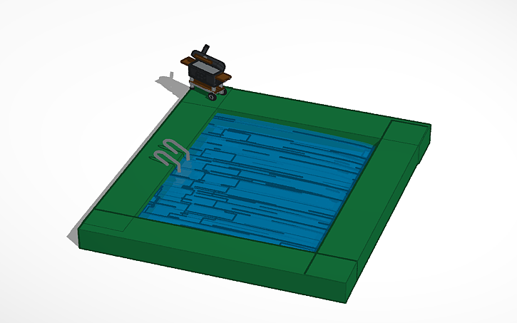 3D design Pool - Tinkercad