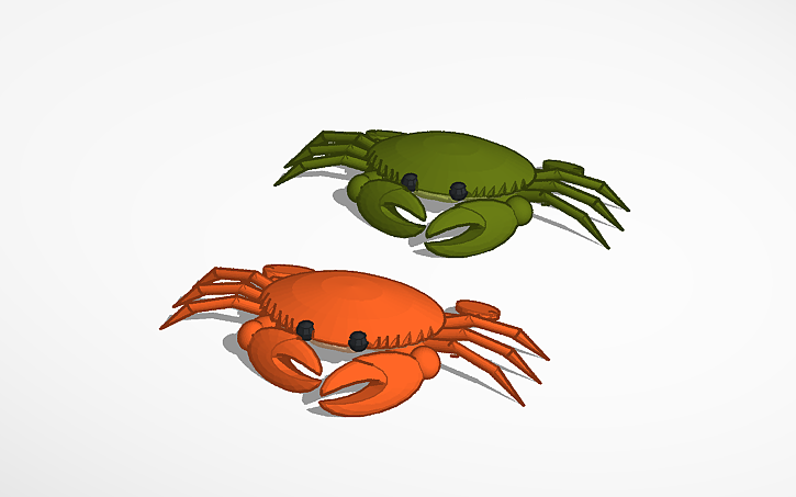 3D design Crab - Tinkercad