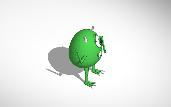 3D design Mike Wazowski | Tinkercad