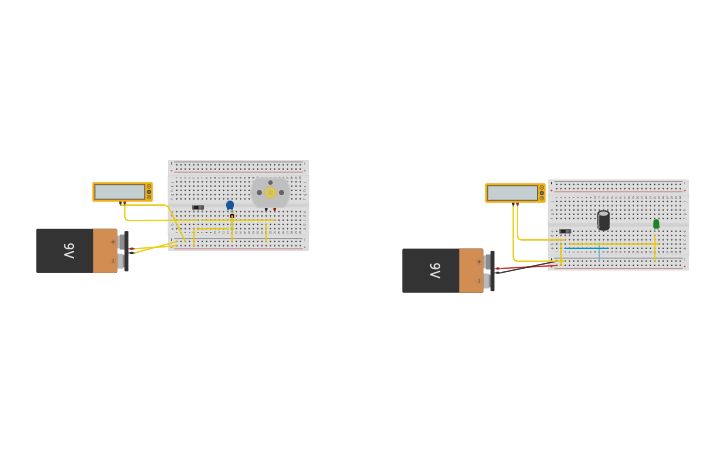 Circuit design capacitors | Tinkercad