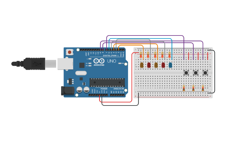 Circuit design Examen Primer Parcial | Tinkercad