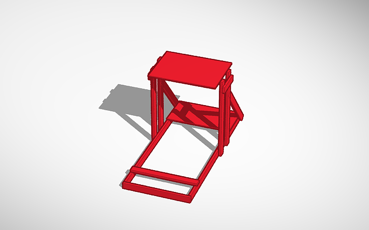 3D design Sim table - Tinkercad