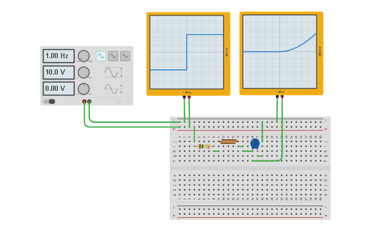 Circuit design RLC - Circuito Série - Circuito 2 - Tinkercad