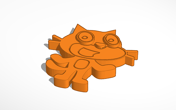 3D design SHARED Scratch Cat and Body No Inserts - Tinkercad
