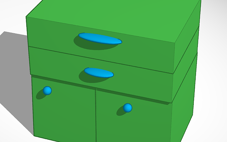 3D design Cupboard - Tinkercad