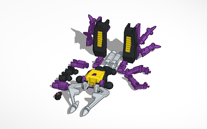 3D design Insecticon Shrapnel - Tinkercad