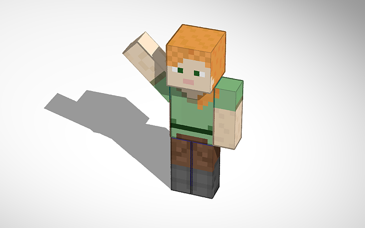 3D design alex from minecraft - Tinkercad