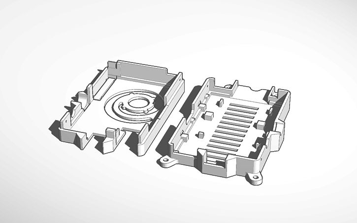 3D design Raspberry Pi Mount - Tinkercad