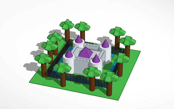 3D design Castle - Tinkercad