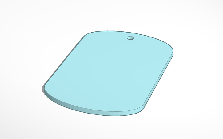 3D design Label - Tinkercad