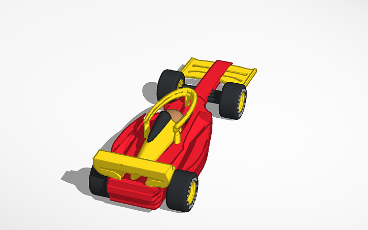 3D design F1 Car - Tinkercad