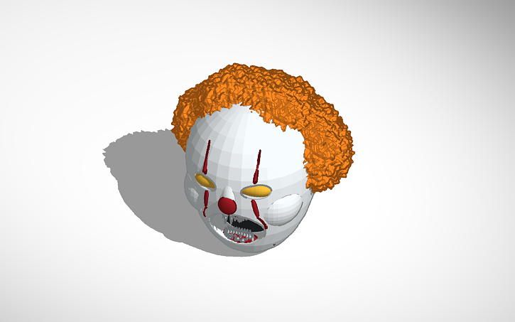 3D design PennyWise the dancing clown(IT). Work in Progress:preview ...