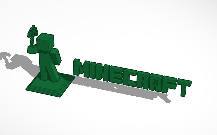 3D design MINECRAFT | Tinkercad