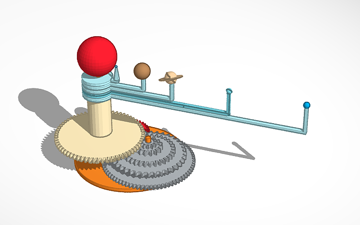 3D design 목성형행성 ORRERY | Tinkercad