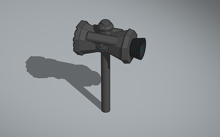 3D design Upgraded Titan Cameraman hammer (original) - Tinkercad