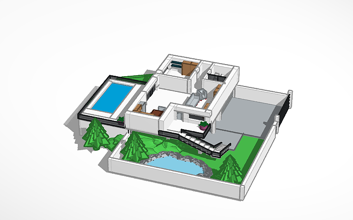 3D design Casa - Tinkercad