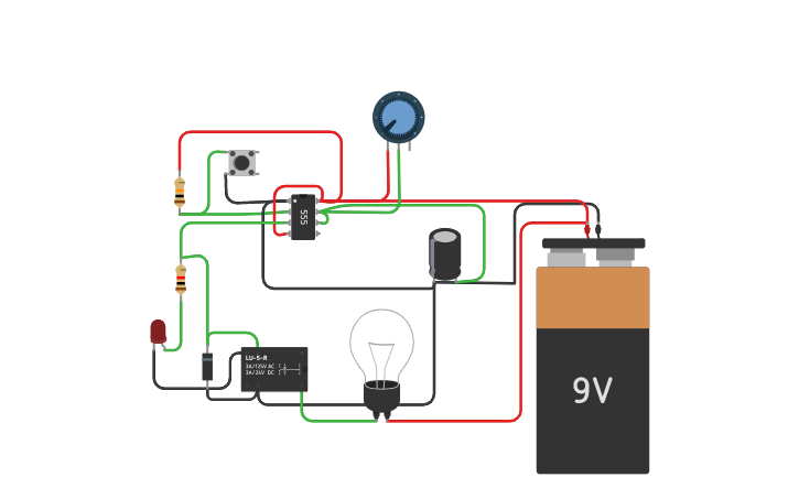 Circuit design Water Heating Timer for Geyser using 555 - Tinkercad